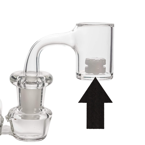 Opaque Quartz Gear Insert | Quartz Banger Insert | DW - Dabbing Warehouse