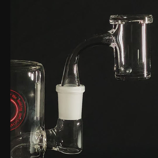 25mm Full Weld Quartz Banger Chip Spinner Cap Kit - Dabbing Warehouse